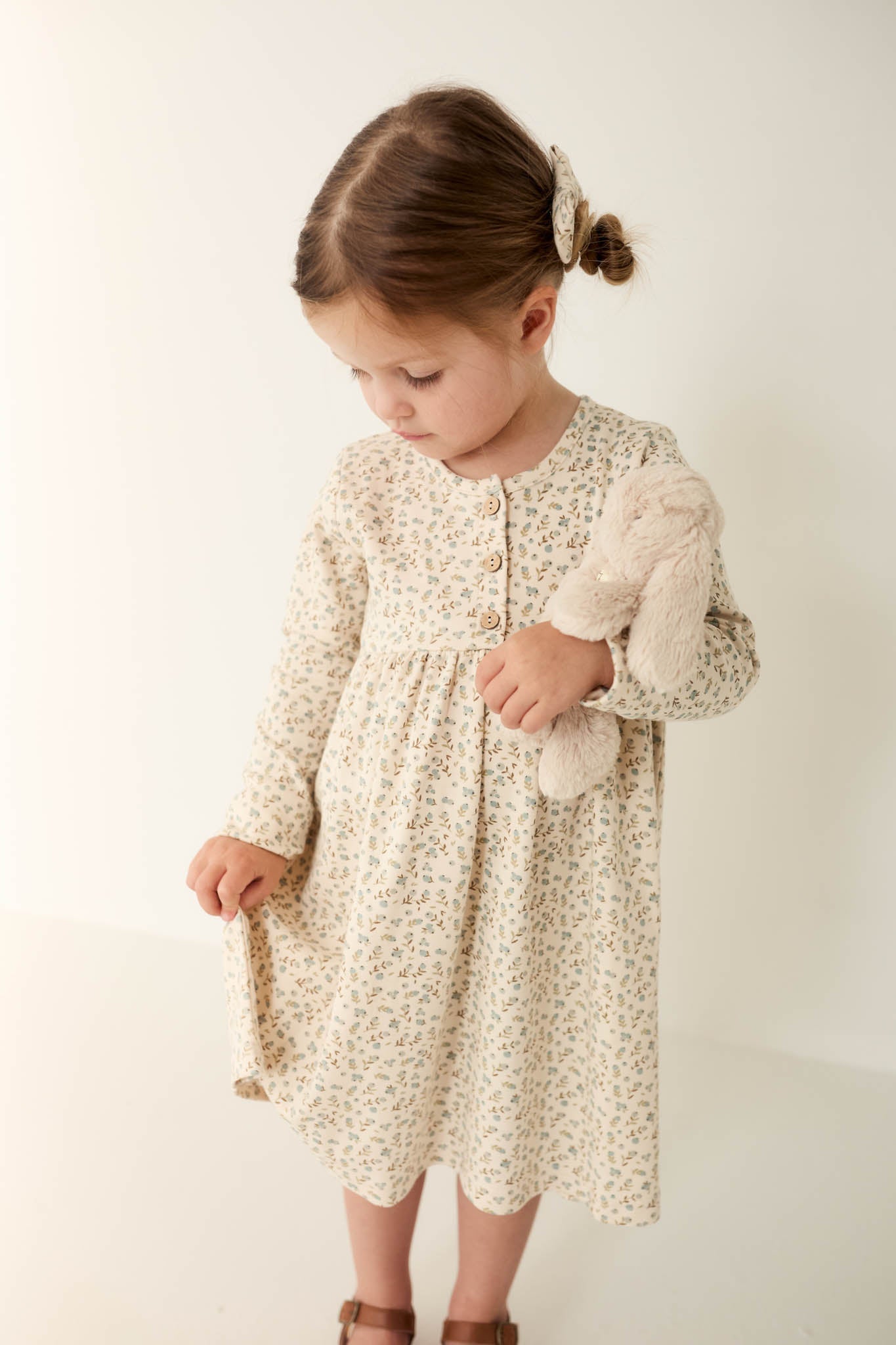 Organic Cotton Bridget Dress - Blueberry Ditsy – Jamie Kay Wholesale