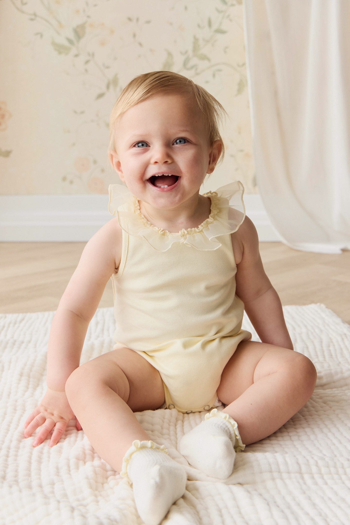 Adalyn Playsuit - Lemon – Jamie Kay Wholesale