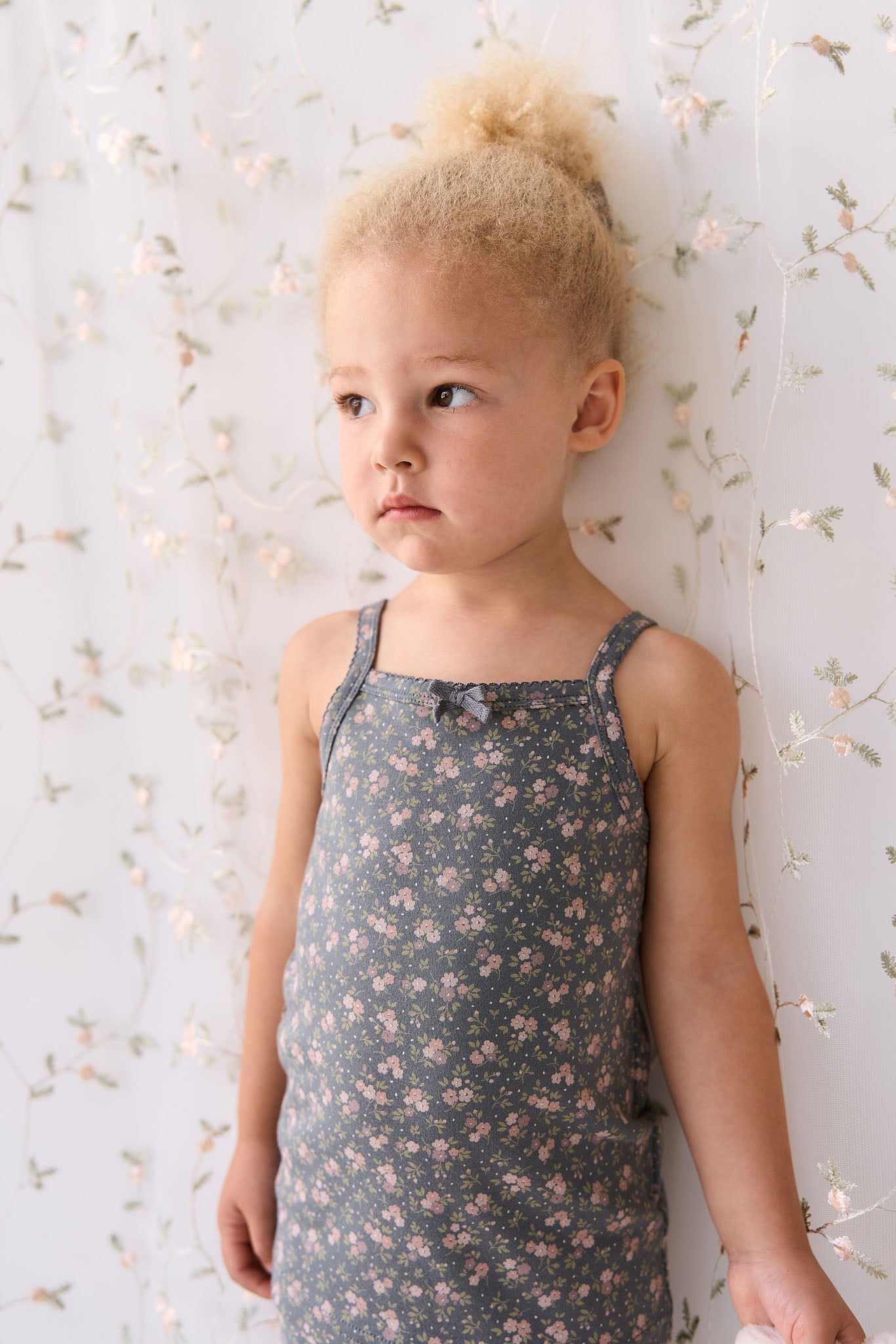 Organic Cotton Singlet - Rosalie Floral Lava – Jamie Kay Wholesale