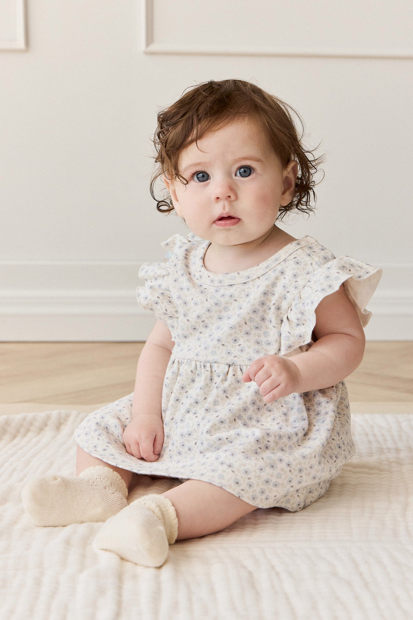 Organic Cotton Elianna Playsuit - Penelope Evening Haze – Jamie Kay ...