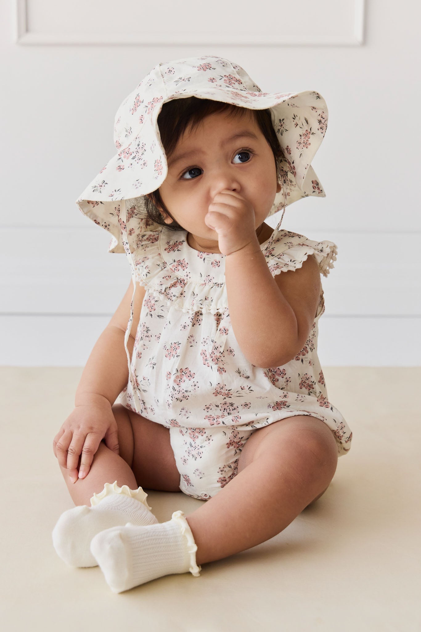 Organic Cotton Noelle Hat - Selena Blush – Jamie Kay Wholesale