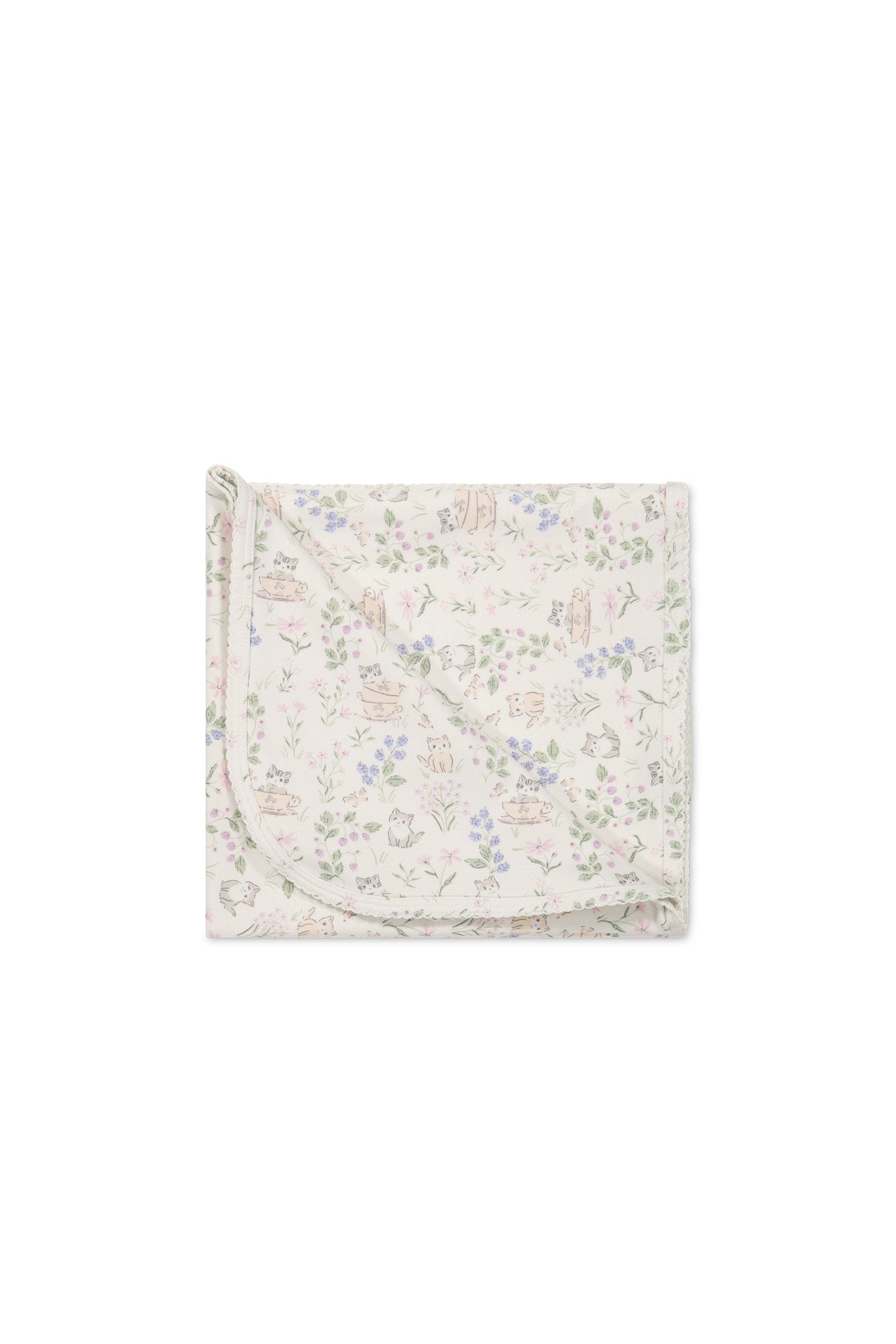 Organic Cotton Wrap Blanket - Moons Garden Lavender – Jamie Kay Wholesale