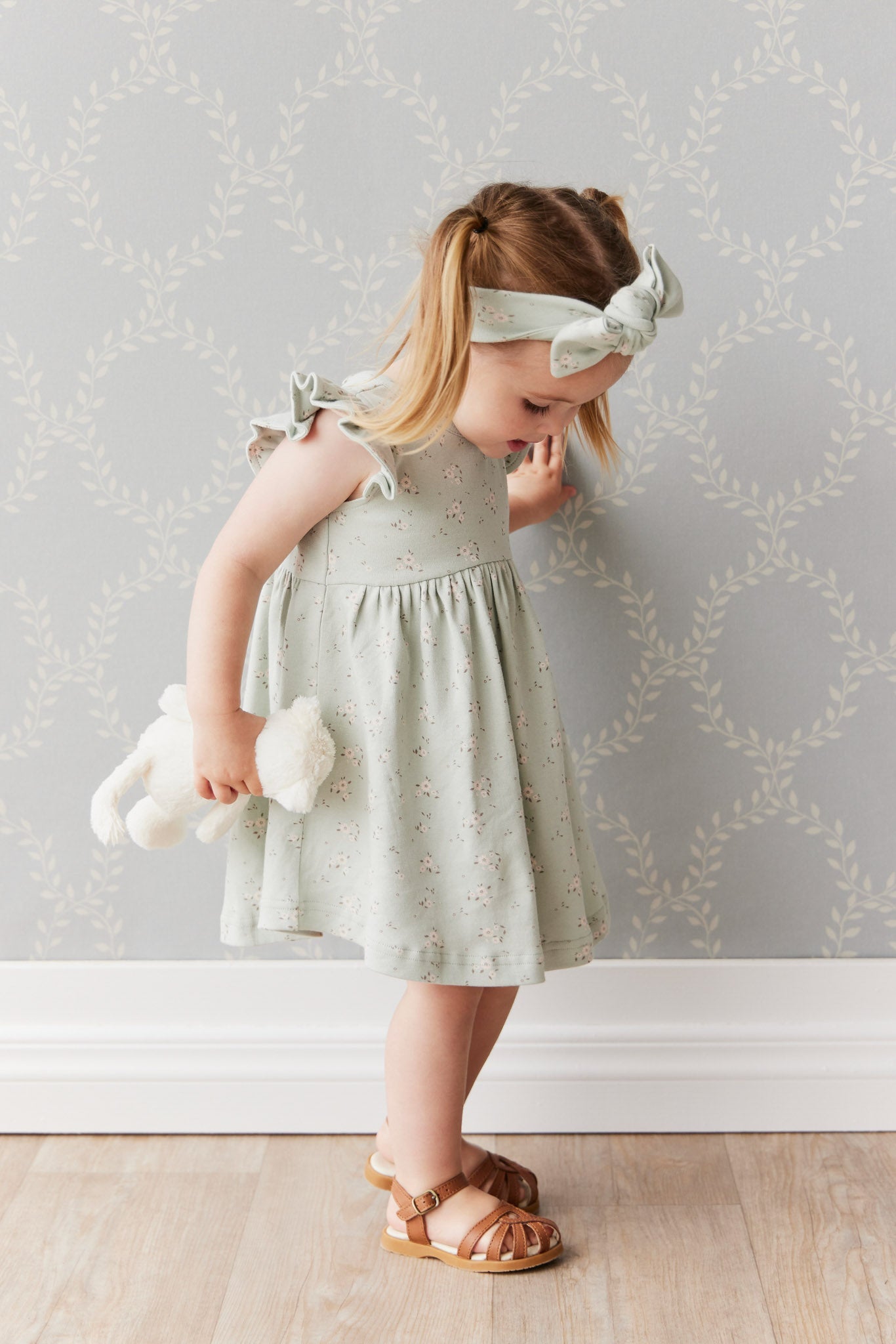 Organic Cotton Ada Dress - Lulu Blue – Jamie Kay Wholesale