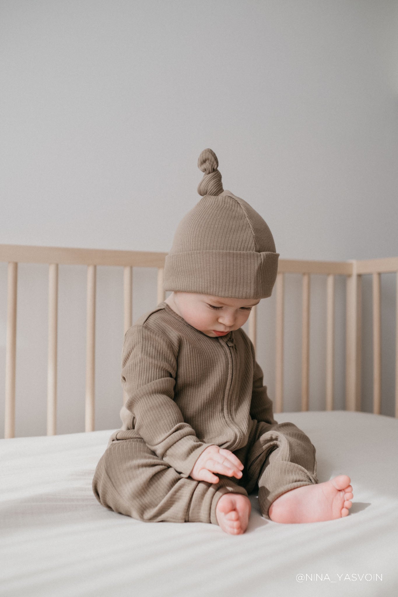 Organic Cotton Modal Marley Beanie - Pecan – Jamie Kay Wholesale